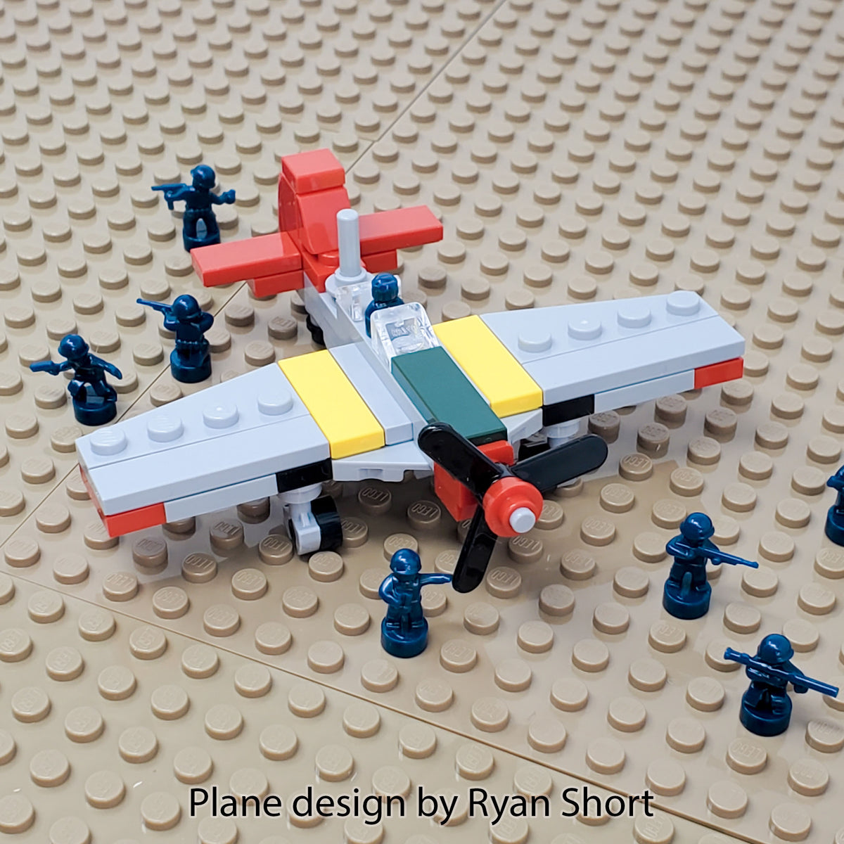 Nano P-51 Mustang Fighter Plane Kit – Brick Mini