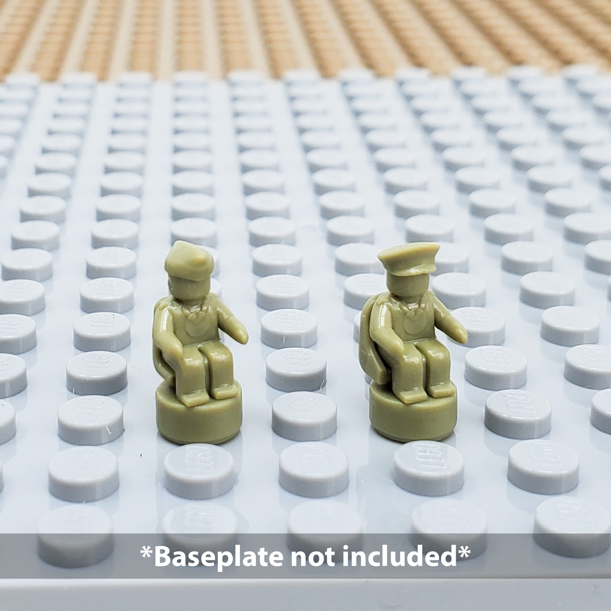 Nano Soldier Chair and Seated Figure Set – Brick Mini