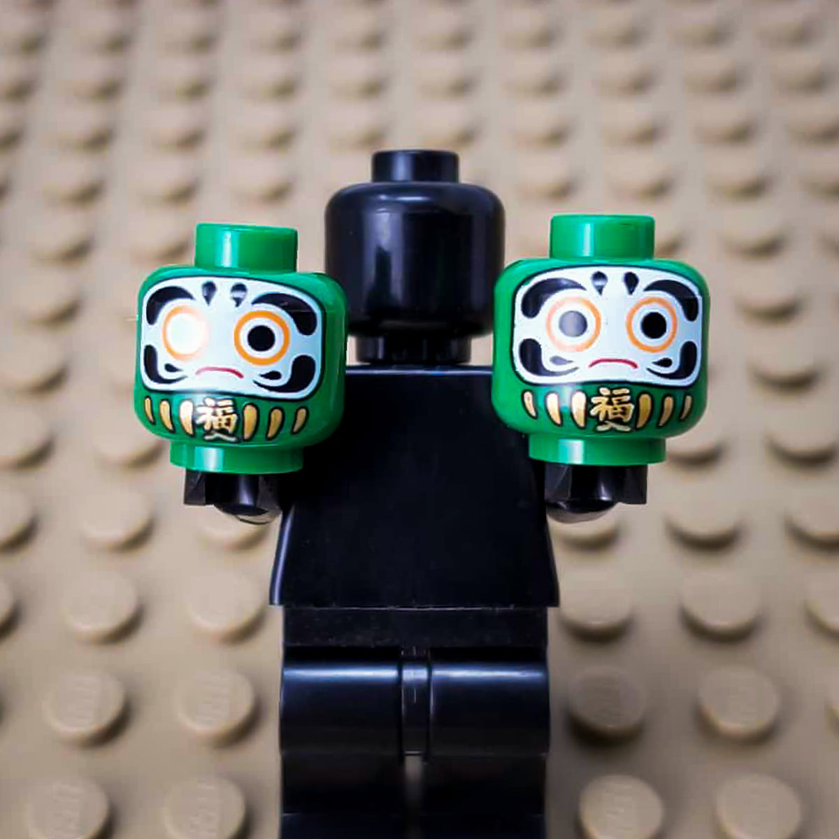 Daruma Doll Bundle (2 piece custom Pad Printed LEGO bricks) – Brick Mini