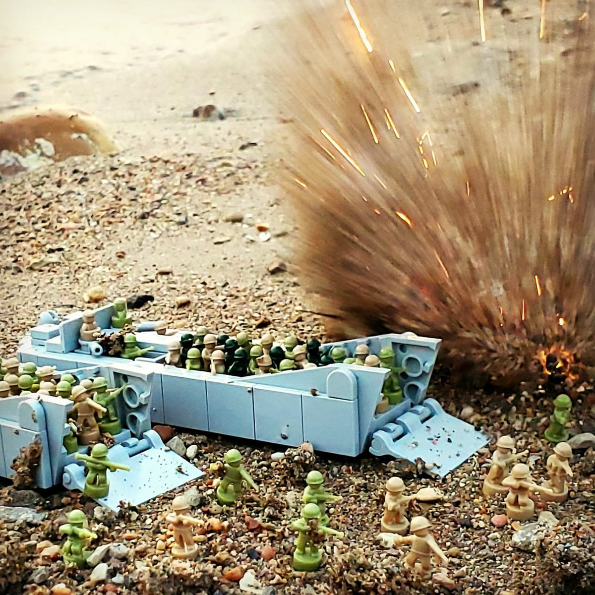 Nano LCVP "Higgins" Boat Kit – Brick Mini