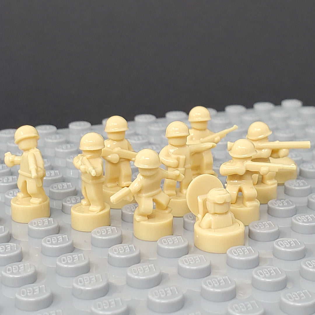 Nano Soldier Figures - Tan – Brick Mini