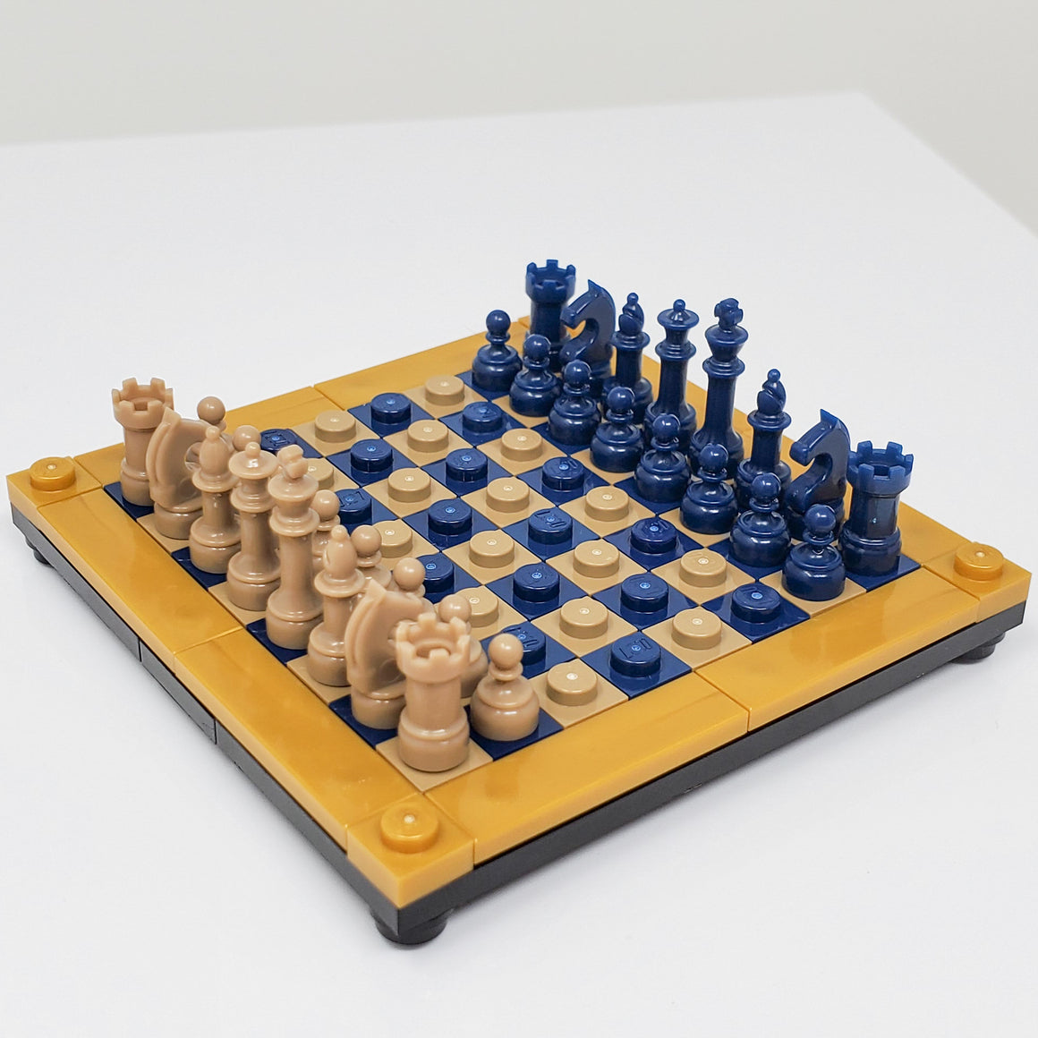 Complete Chess Set with Standard Board – Brick Mini